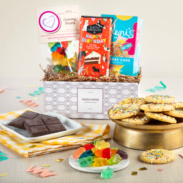 Fun Birthday Themed Goodies Employee Gift Boxes